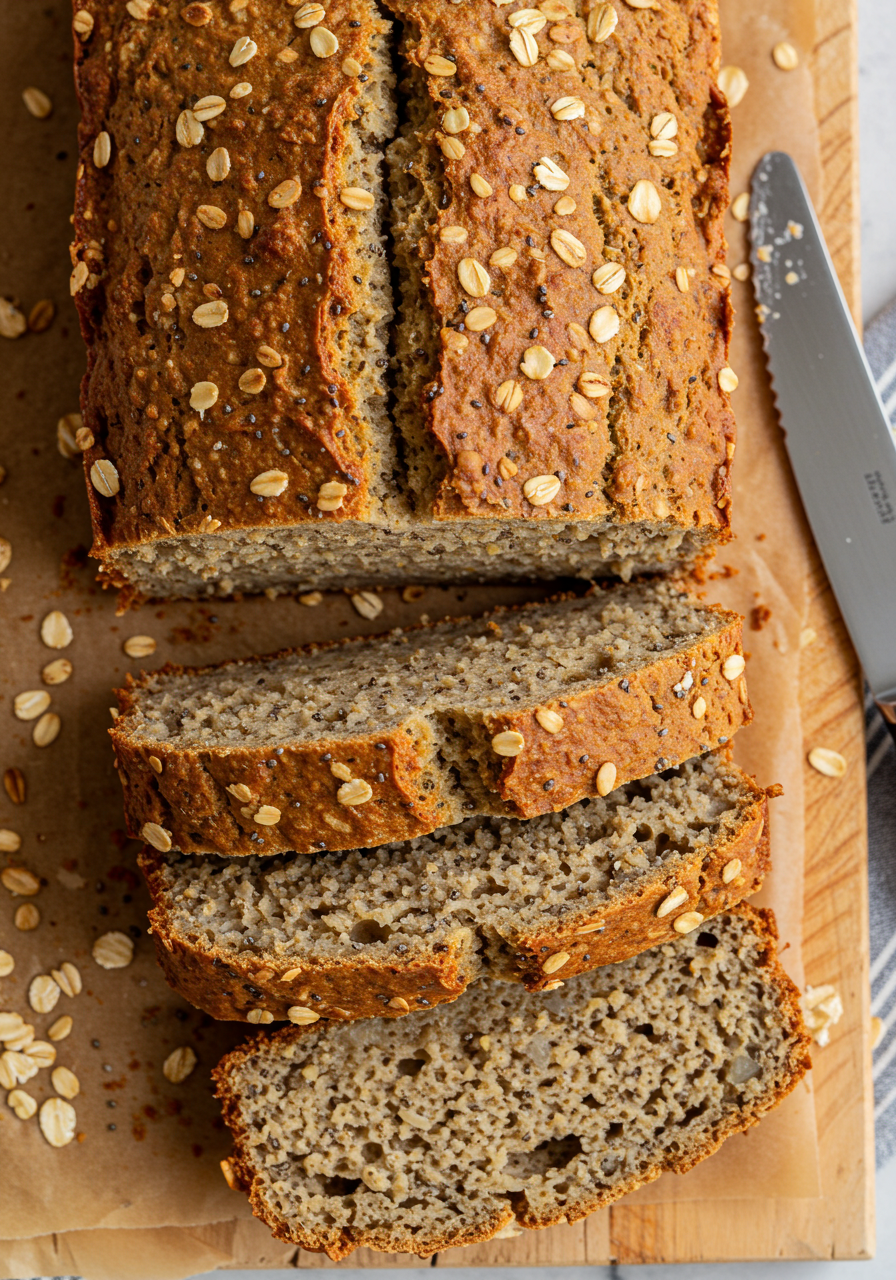 Pan Saludable de Avena y Chía en Air Fryer – recetadcocina.com